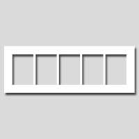 Multiple Opening Collage Picture Mat Board